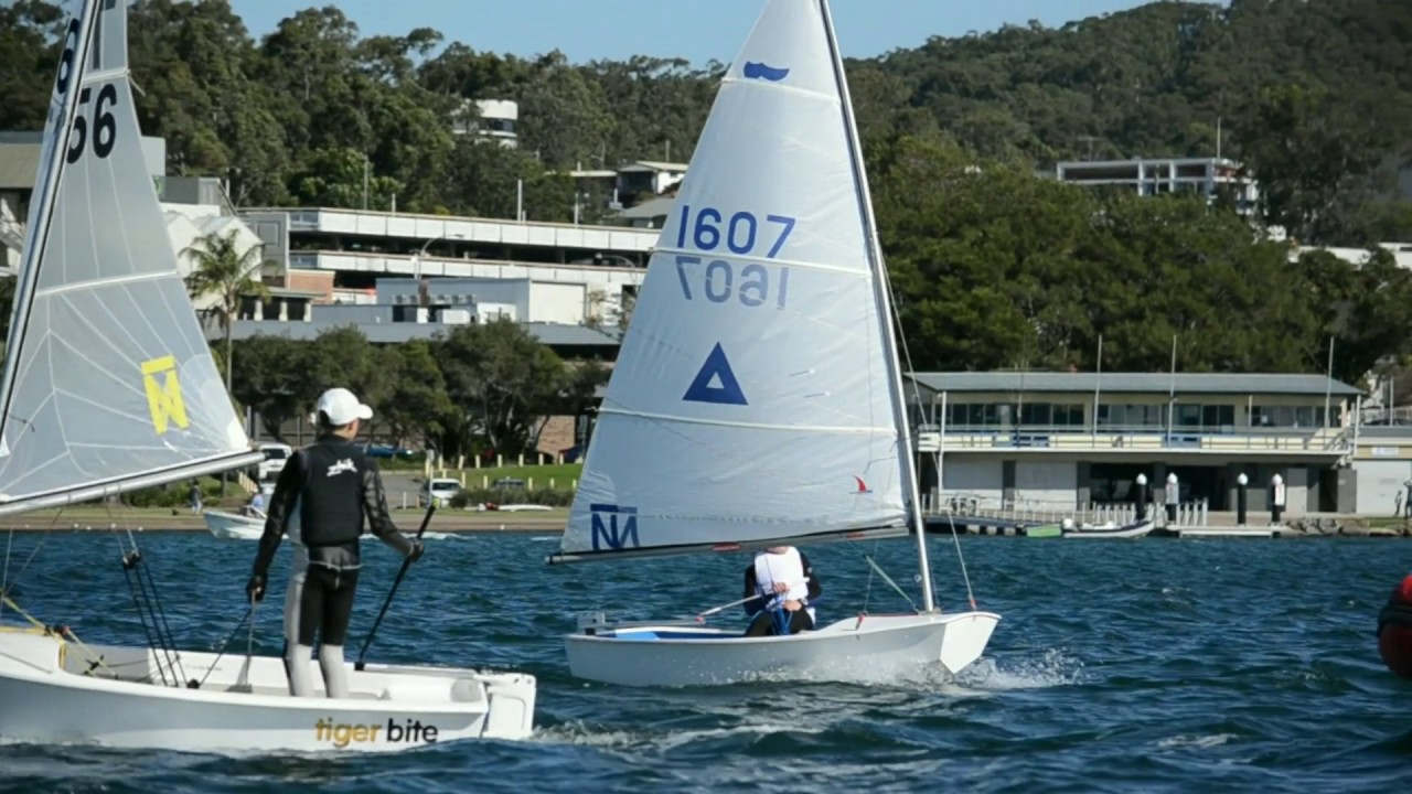 (Sabot Sailing) Sabot training with Bailey and Cameron (2) - YouTube