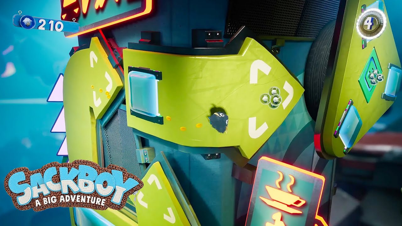 Sackboy: A Big Adventure | This Way Up (World 4) PS5 Gameplay All Goals ...