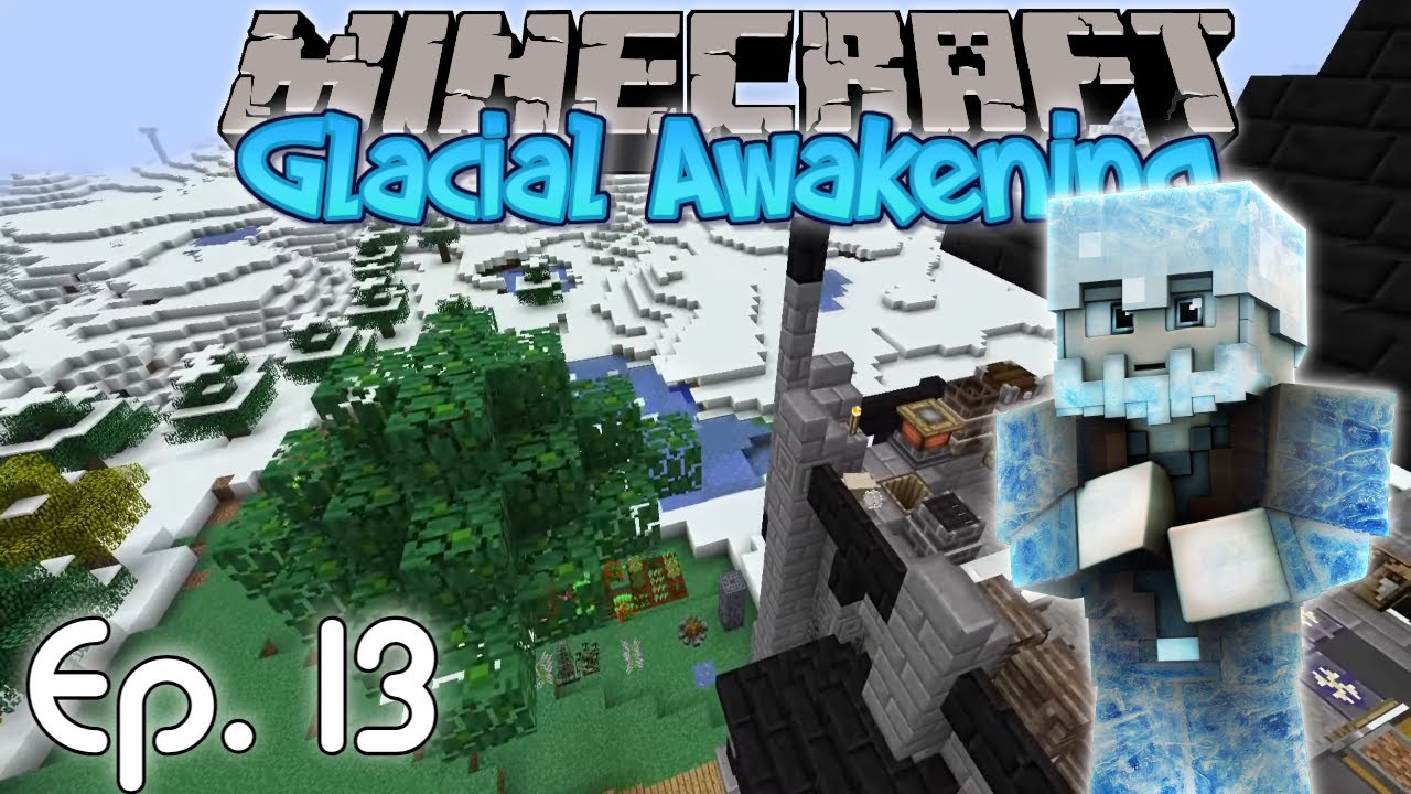 Finishing Chapter 2! - Glacial Awakening #13 [Modded Minecraft] - YouTube