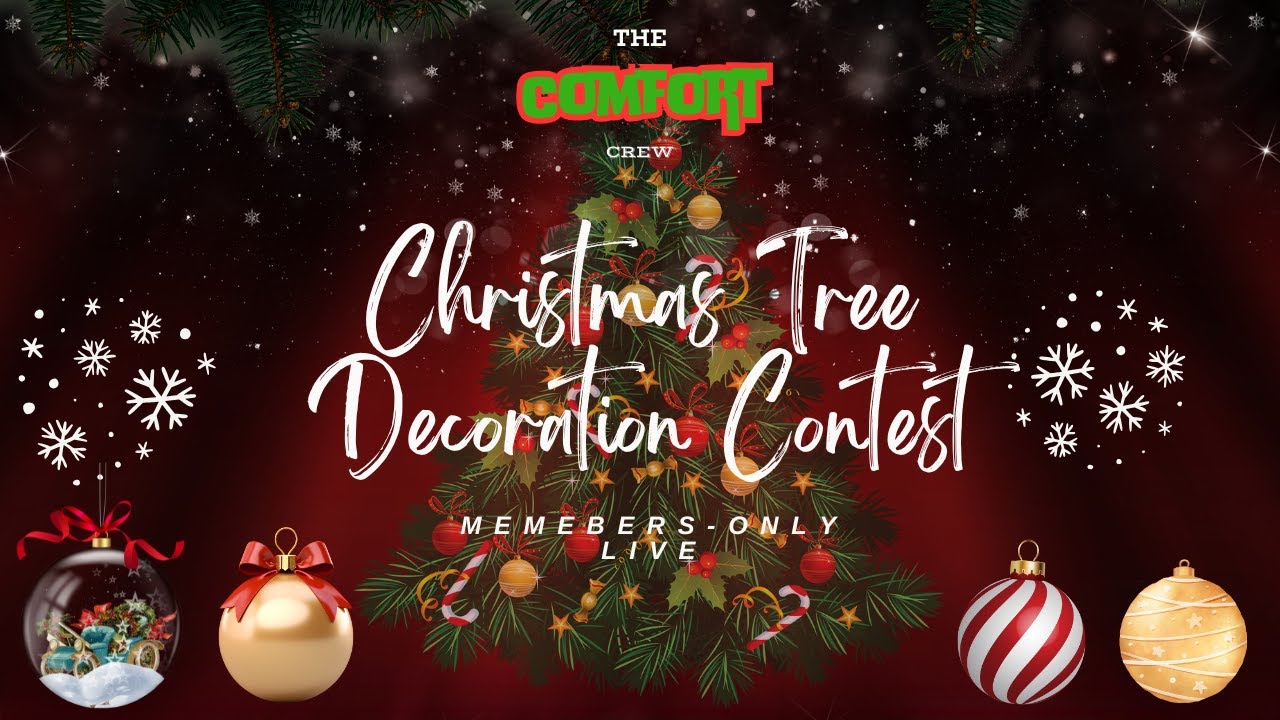 Members-Only Christmas Tree Decoration Contest Announcement - YouTube