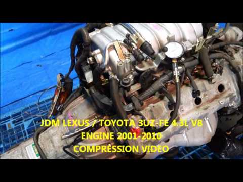 JDM LEXUS TOYOTA 3UZ-FE 4.3L V8 ENGINE 2001-2010 JPE-2558 - YouTube