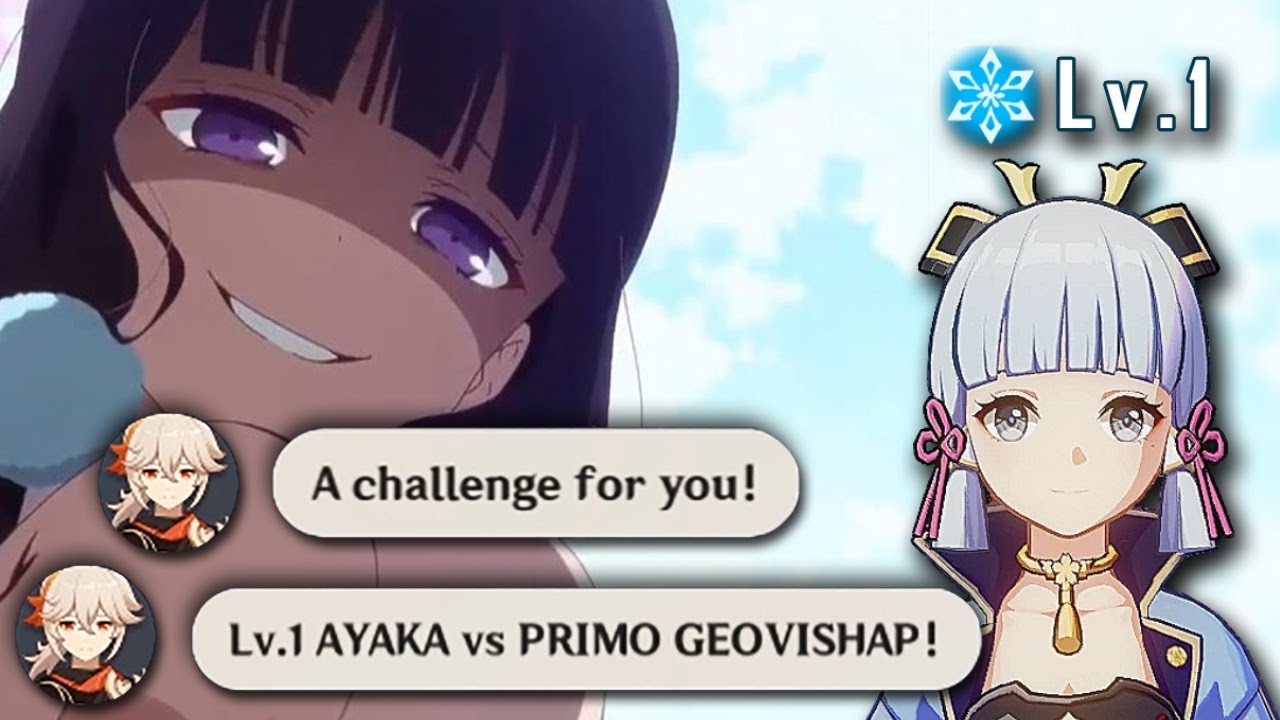 Can Level 1 Ayaka Defeat a Level 93 Boss?! [Challenge] - YouTube
