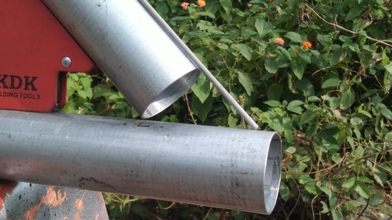 the secret of joining round steel pipes, how a welder does it | how to ...