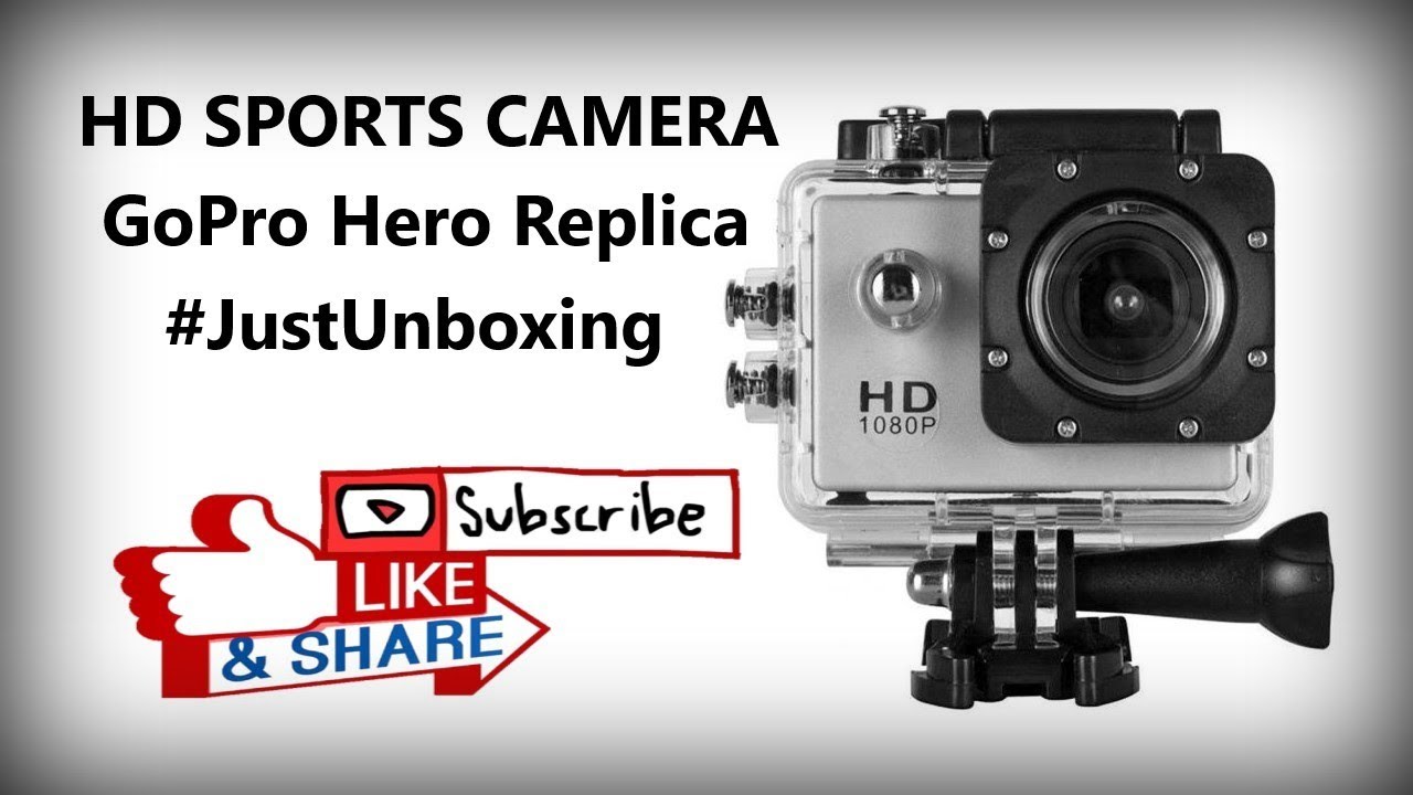 HD DV Sports Camera - Fake GoPro Hero / Replica #JustUnboxing #NoReview ...