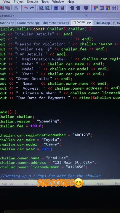 Speeding Fine Ide Dev C Cppprogramming Youtube