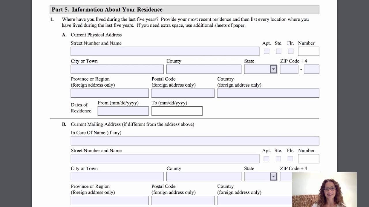 Sample N400 Form Classles Democracy Sample N400 Form Classles Democracy