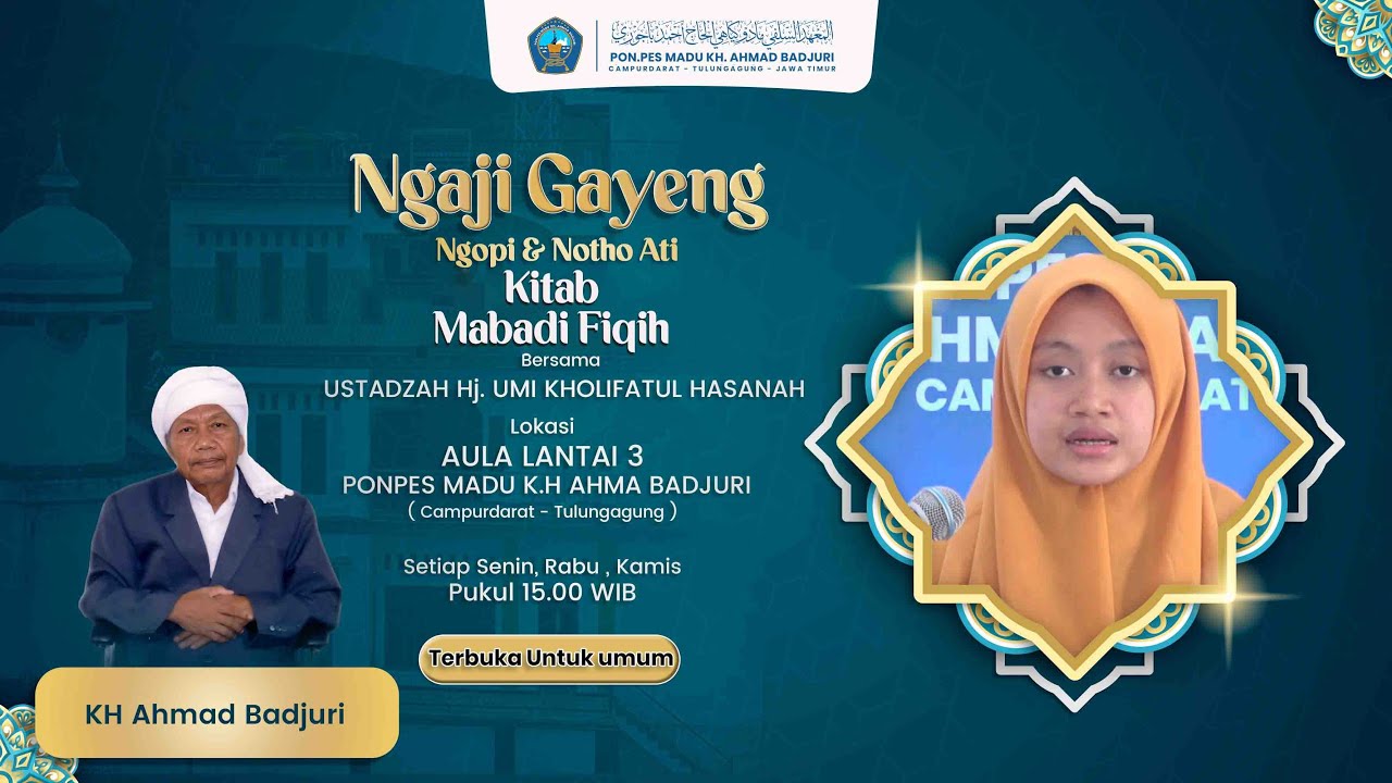 🔴 LIVE Kitab Tafsir Ibris Bersama Ustadz H. Abdul Aziz Rifa'i - YouTube