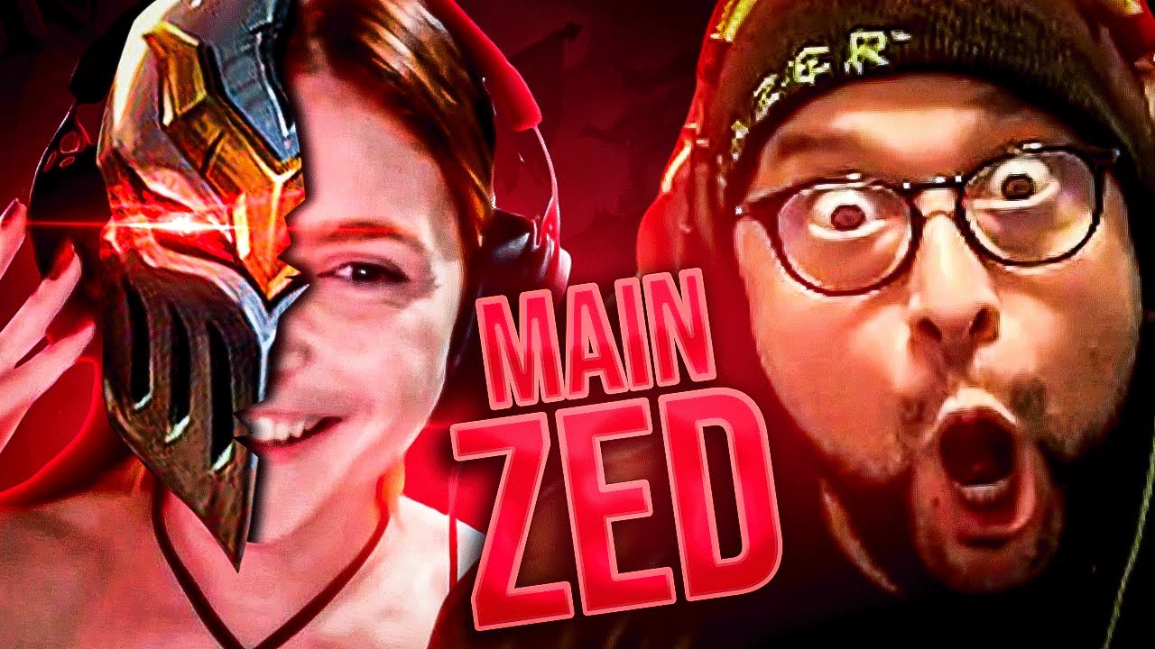 CHAMEI UMA MAIN ZED PRA TENTAR ME CARREGAR | League of Legends - YouTube