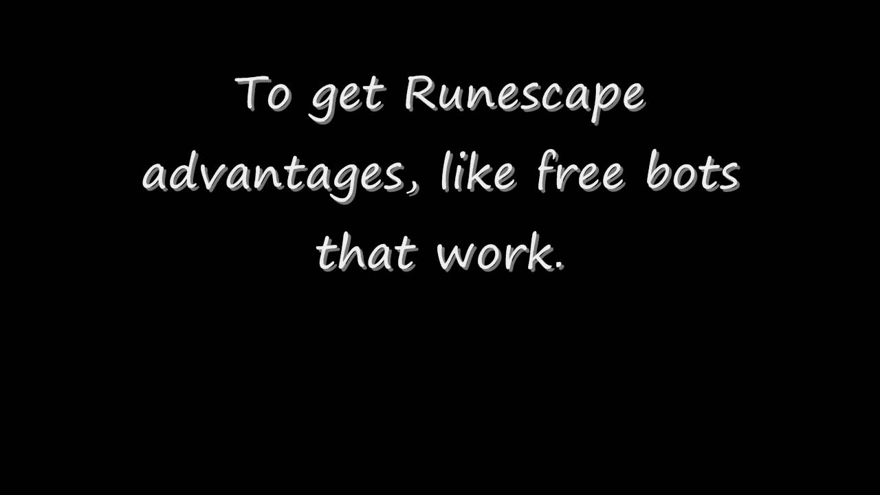 Free Runescape Bots - YouTube