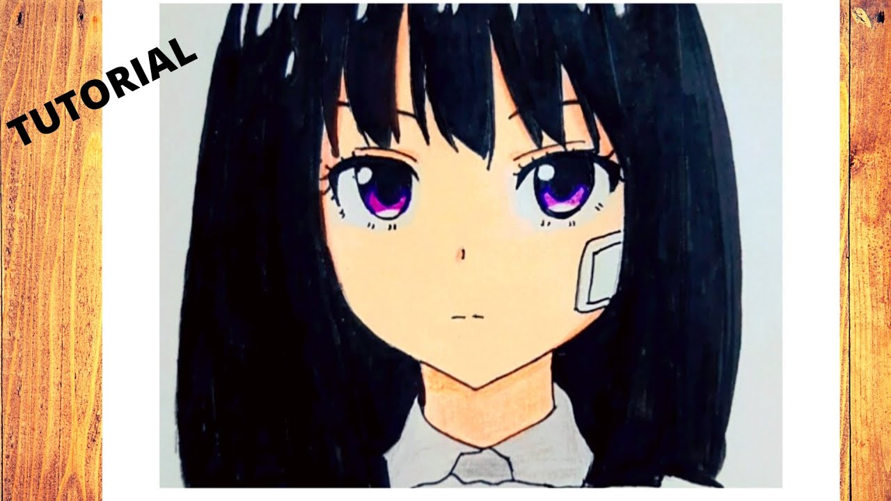 takina inoue Drawing tutorial/How to draw takina inoue/how to draw ...