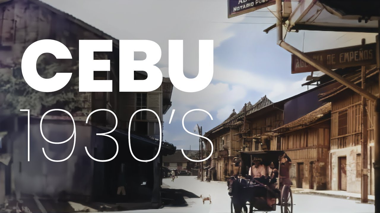 A glimpse of Cebu before the war in HD - YouTube