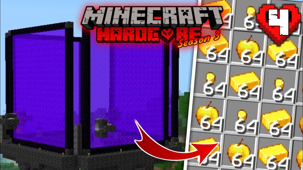 Gw Membuat GOLDEN APPLE FARM Di Minecraft Hardcore!!! (S3:E4) - YouTube
