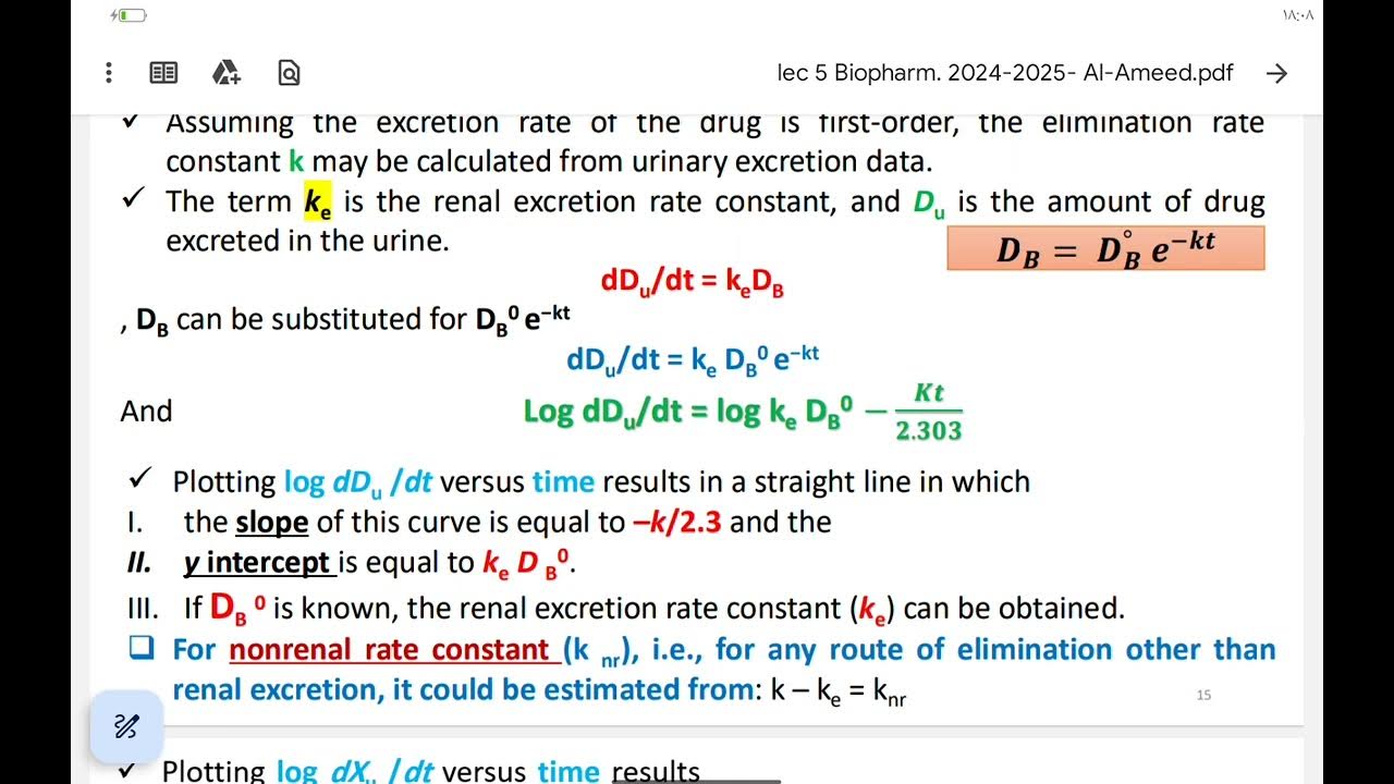 Biopharmaceutics _lec5_part2 - YouTube