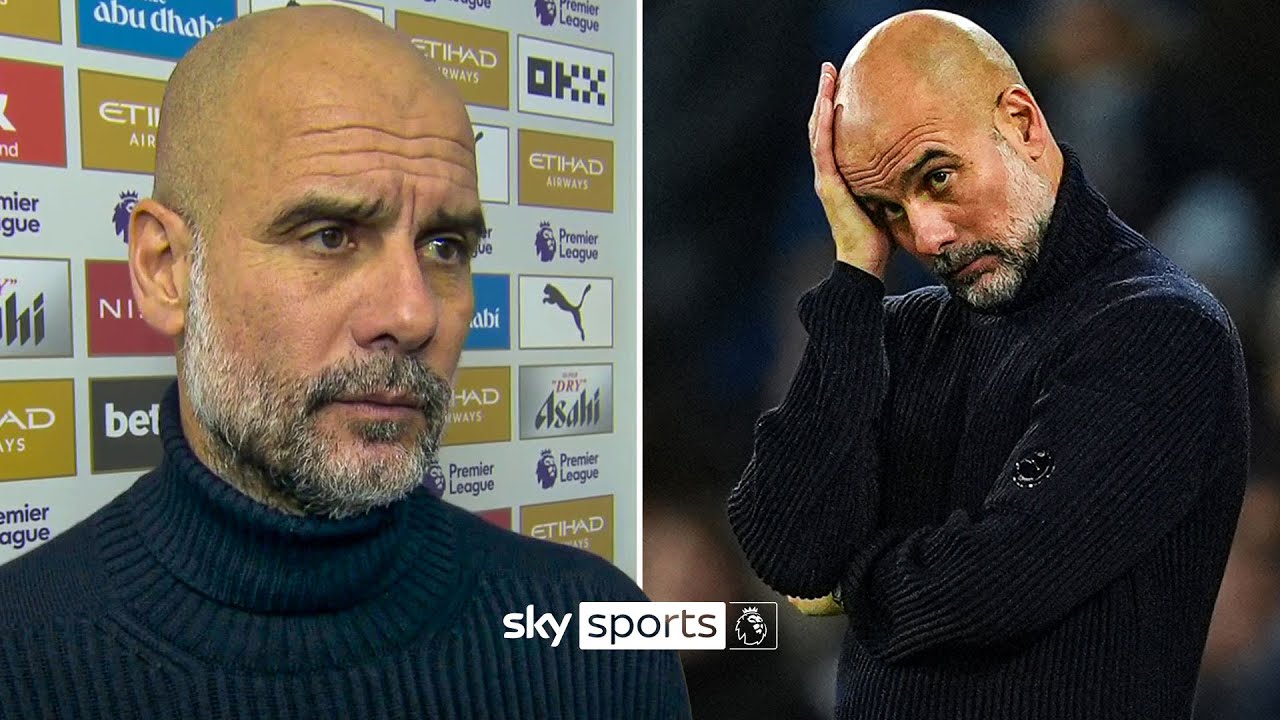 Pep Guardiola reacts to Man City's 5-game losing streak | Manchester ...