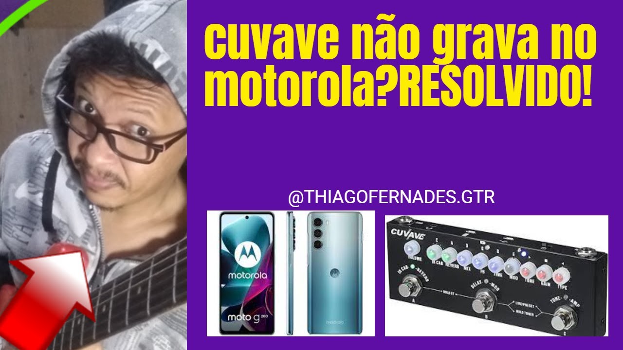 cuvave/ cubebaby / m.vave não grava direto no motorola (resolvido ...