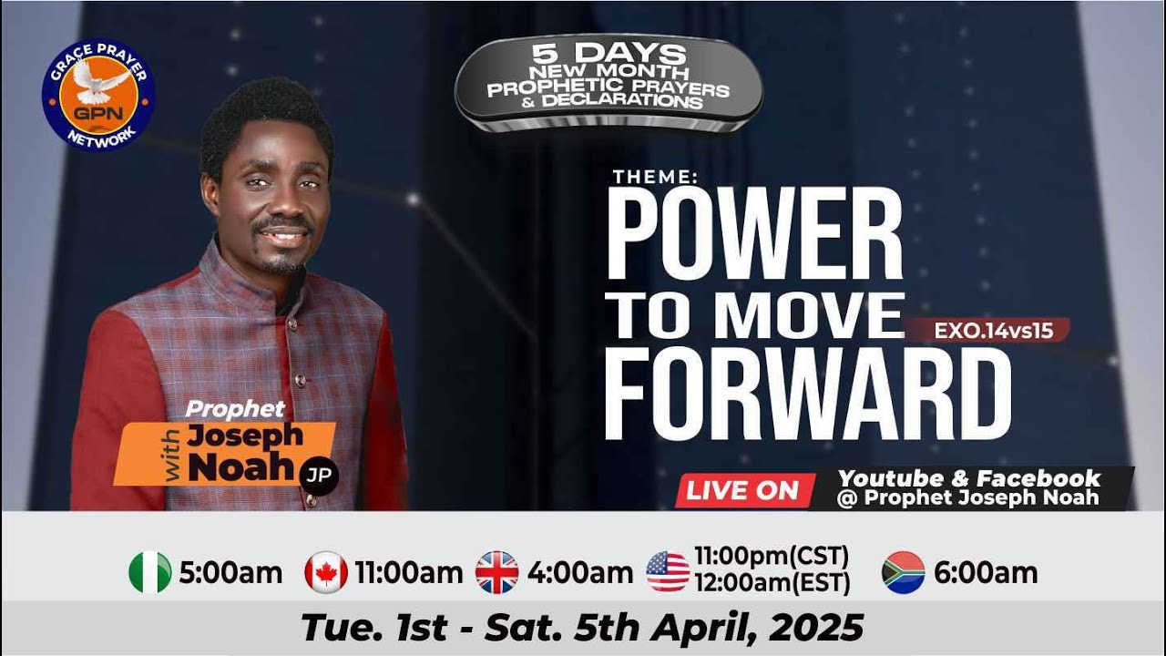 DAY 1 - APRIL GPN 5 DAYS PROPHETIC PRAYERS AND DECLARATIONS WITH ...