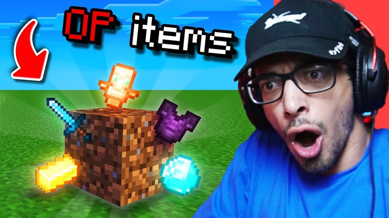 მიწა მაძლევს OP LOOT -ს!! - Minecraft, but... Dirt drops OP Loot! - YouTube