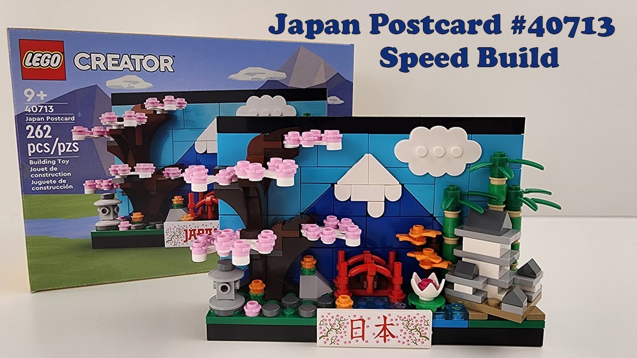 LEGO Japan Postcard #40713 Speed Build - YouTube