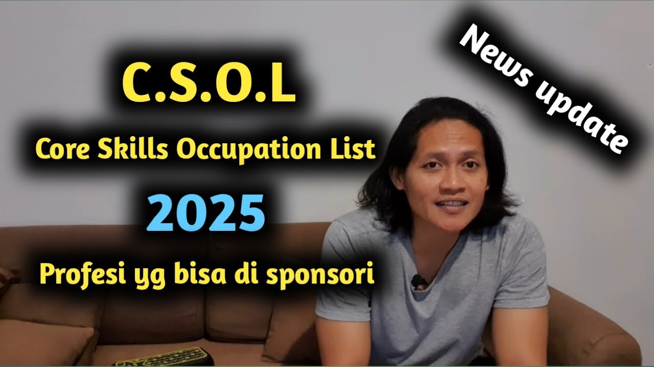Eps. 84 CSOL Core Skills Occupation List 2025 - YouTube