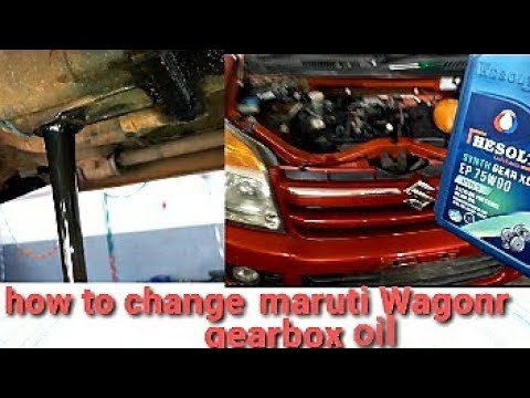 how to change maruti Wagonr gear box oil - YouTube