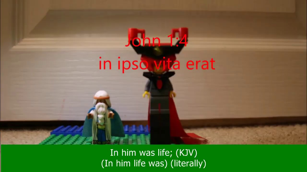 CC Cycle 3 Latin Week 12 to 24 John 1:1-7 Latin and English - YouTube