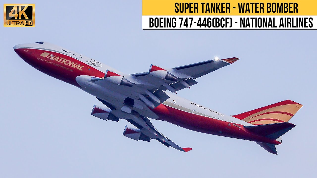 SUPER RARE National Airlines (Super Tanker - Water Bomber) - Boeing 747 ...