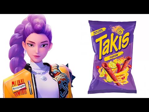 🎶KPop Demon Hunters Characters and their Favorite Snacks, Drinks & More!🕺👧🏾 | Rumi, Zoey, Bobby