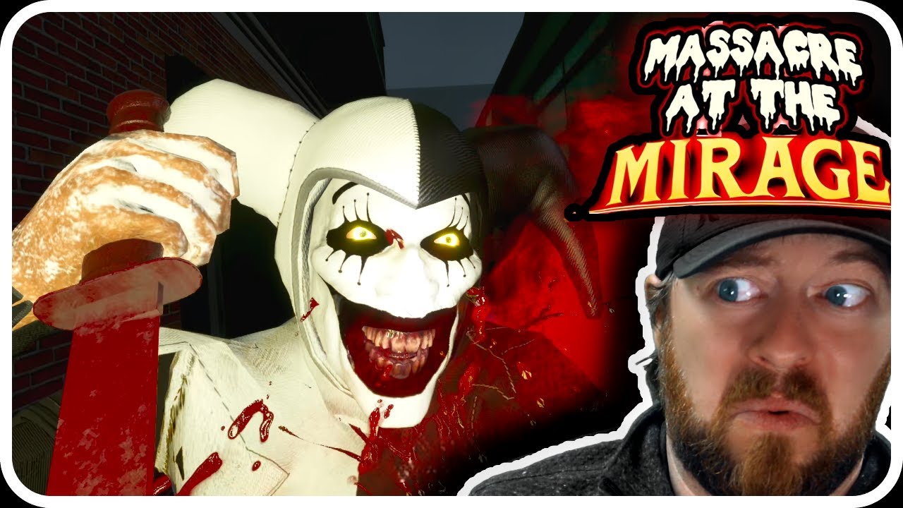 Job Sim Horror with Evil Clown is AWESOME!! 🎬 Massacre At The Mirage ...