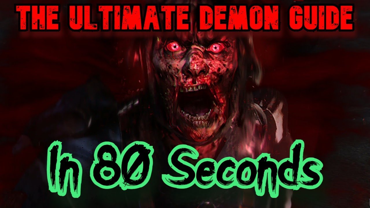 The 80 Second Demon Guide! - Evil Dead The Game - YouTube
