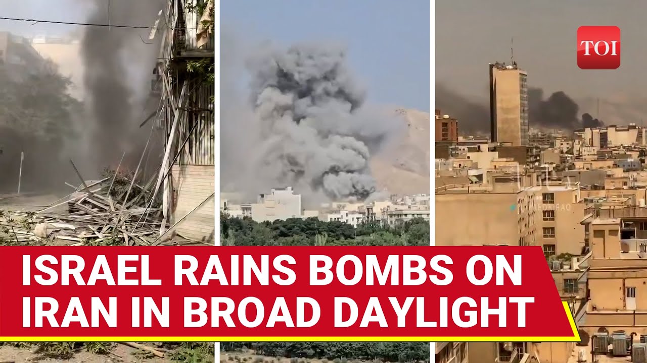 Israeli Forces Storm Tehran? Gunfire, Explosions As IDF Bombs Iranian ...