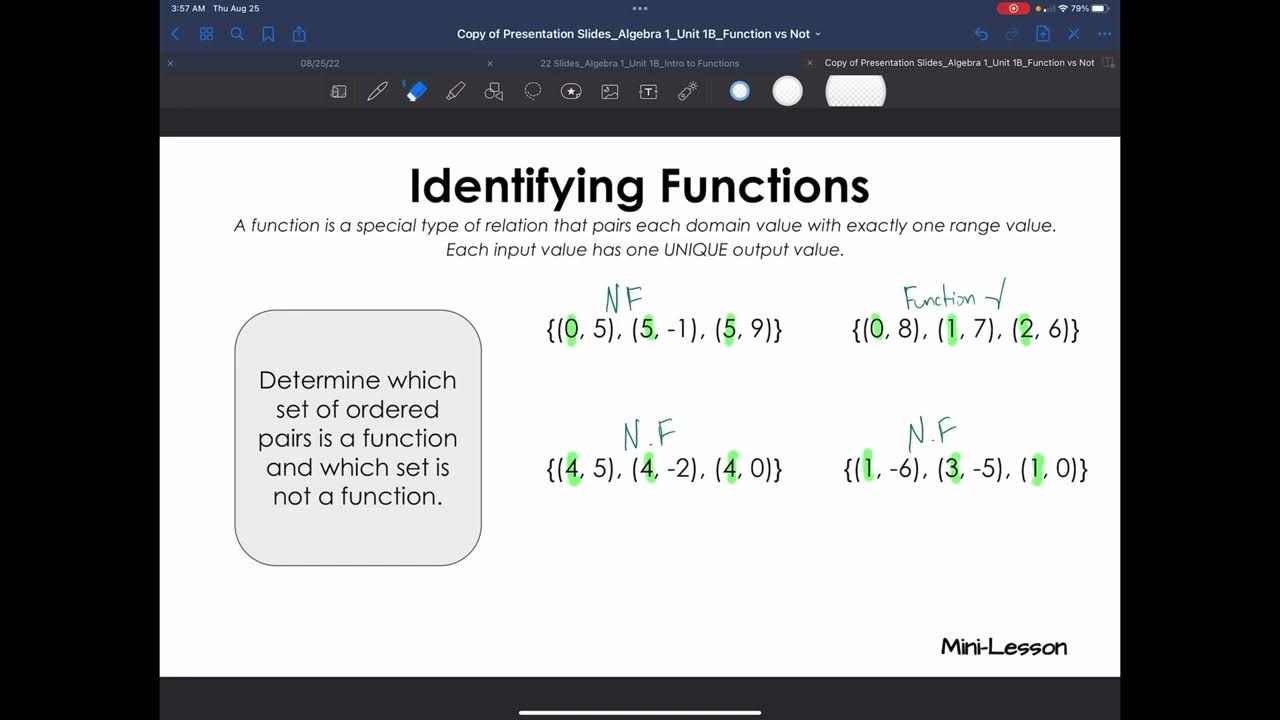 Function vs not a function - YouTube