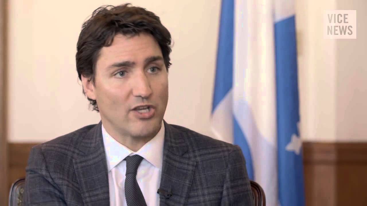 Shane Smith Interviews Justin Trudeau The VICE News Interview - YouTube