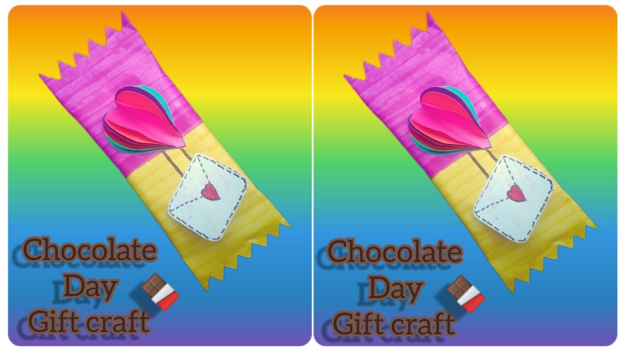Chocolate Day Gift/Gifts for Chocolate Day/Chocolate Day Crafts ...