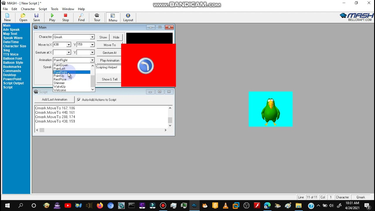 Agent animated charater Showcase Qmark - YouTube