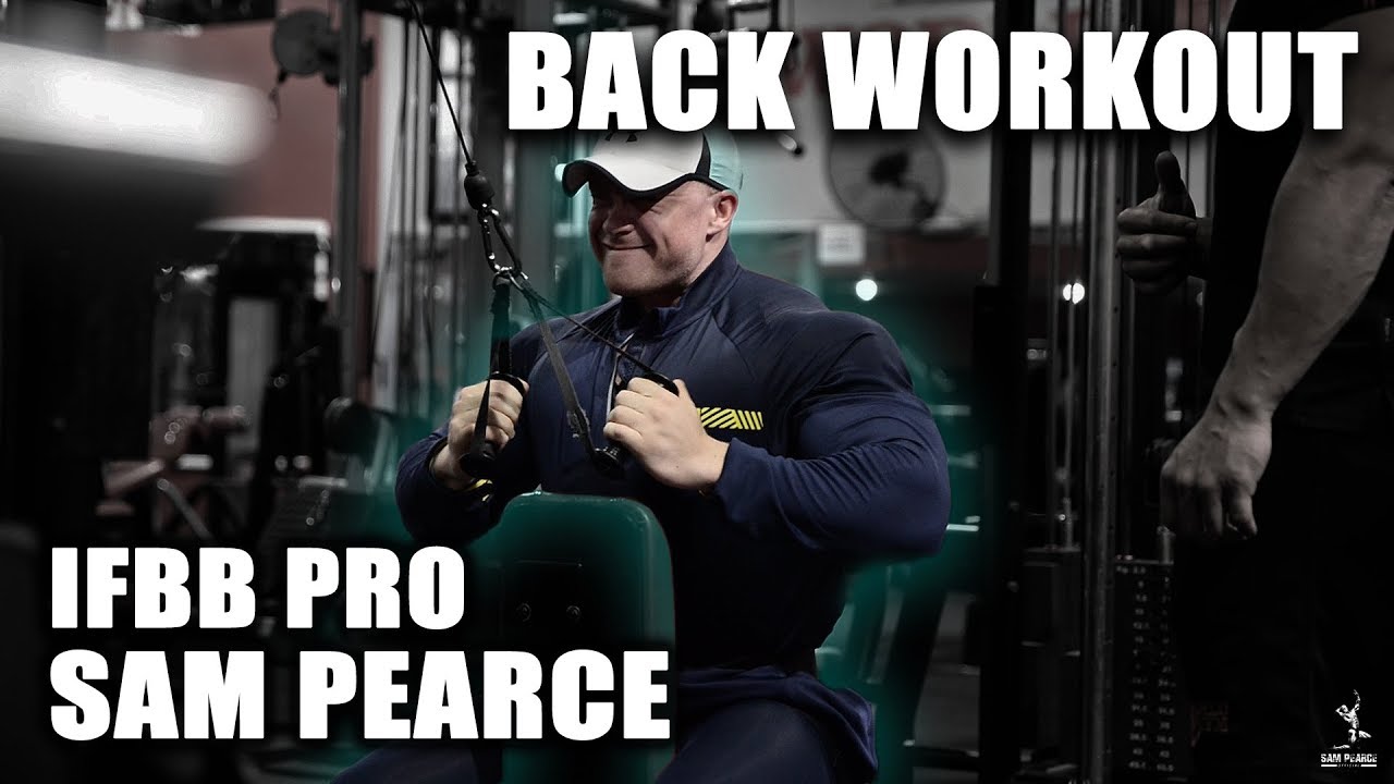 IFBB PRO - Sam Pearce - Back workout - WORLD GYM ASHMORE - YouTube