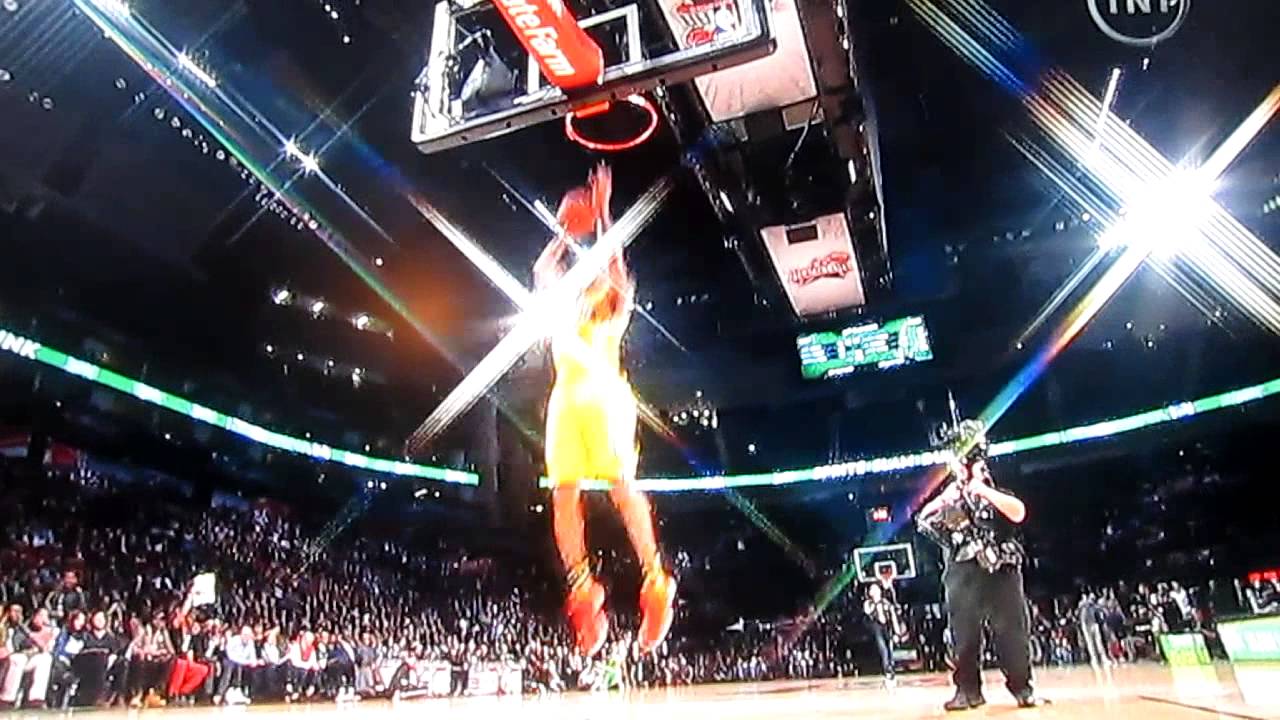 Gerald Green Slam Dunk Contest 2013 Double Dunk - YouTube