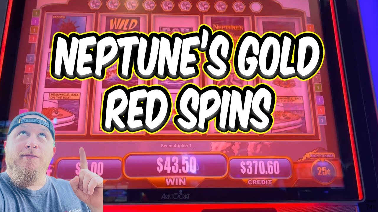Huge win on neptunes gold slot machine - YouTube