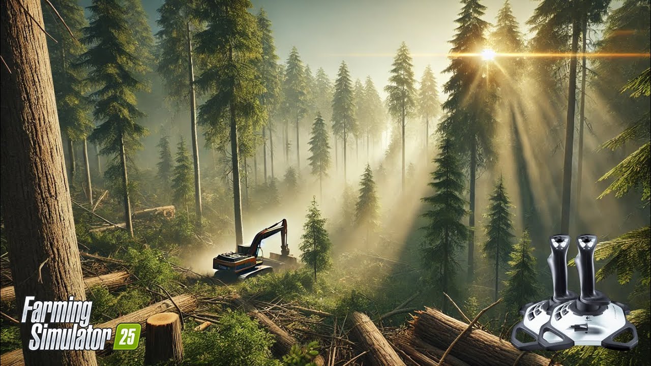FS25: Clearing Forest with Excavators & Bunchers | Pinewood Forest ...