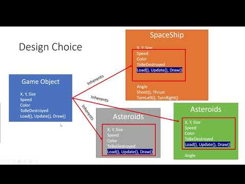VBGN100 - VB.NET Asteroids Game - Introduction to Inheritance - YouTube