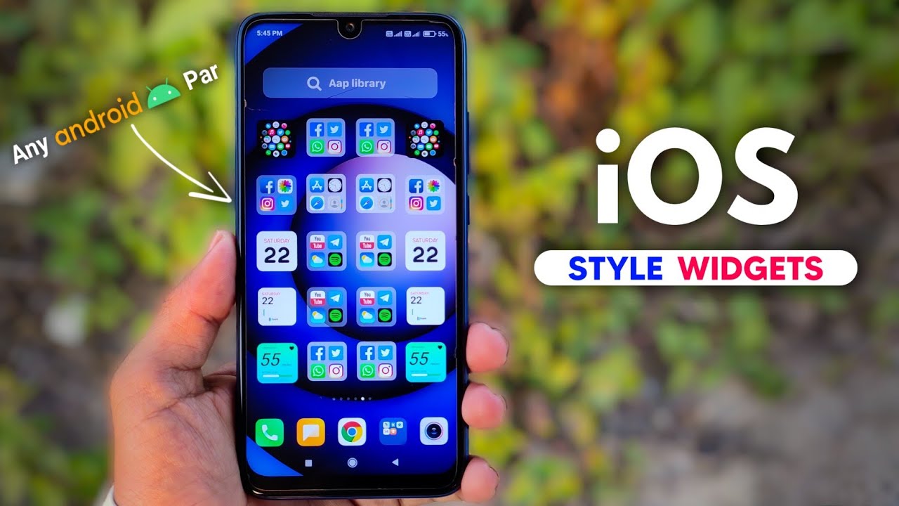iOS STYLE WIDGETS ANY ANDROID PAR - KWGT TUTORIAL | #TACKBLOG - YouTube