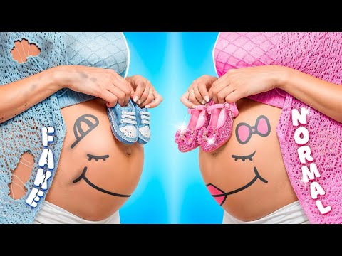 Hamileymiş Gibi Davranıyorum || 24 Saat Mücadele || Gerçek ve Sahte Hamilelik
