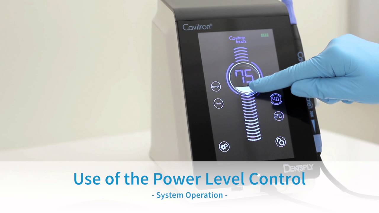 Cavitron Touch - Use of the Power Level Control | Dentsply Sirona - YouTube