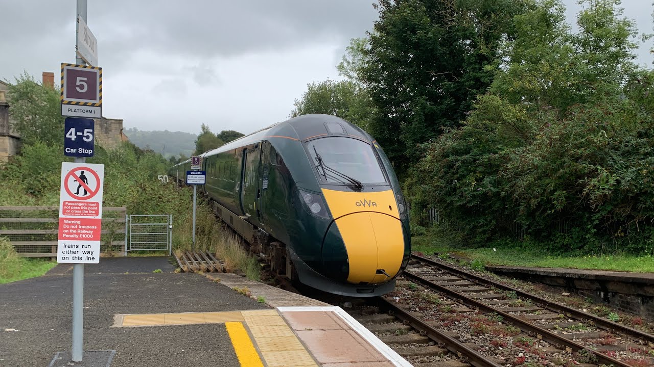 GWR class 802 departing Stroud - 31/8/2023 - YouTube