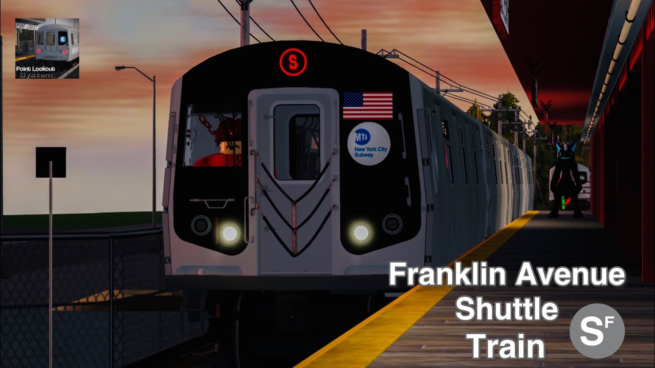 Roblox | Point Lookout System: Railfanning an R160A Franklin Av Shuttle ...