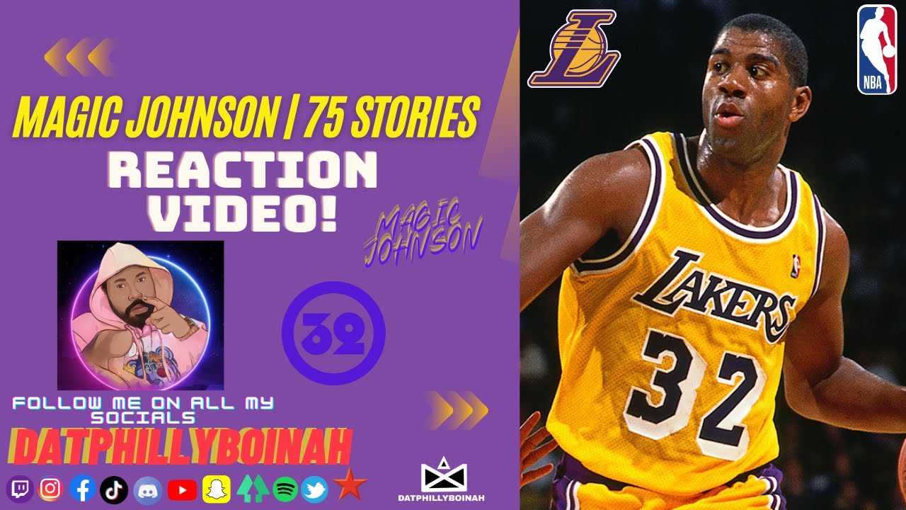 #nba #magicjohnson #like #subscribe MAGIC JOHNSON | 75 Stories REACTION ...