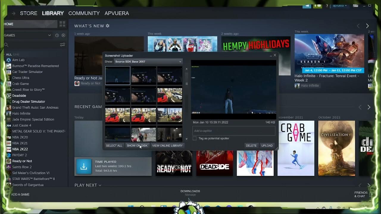 Locating F12 Screenshots - YouTube