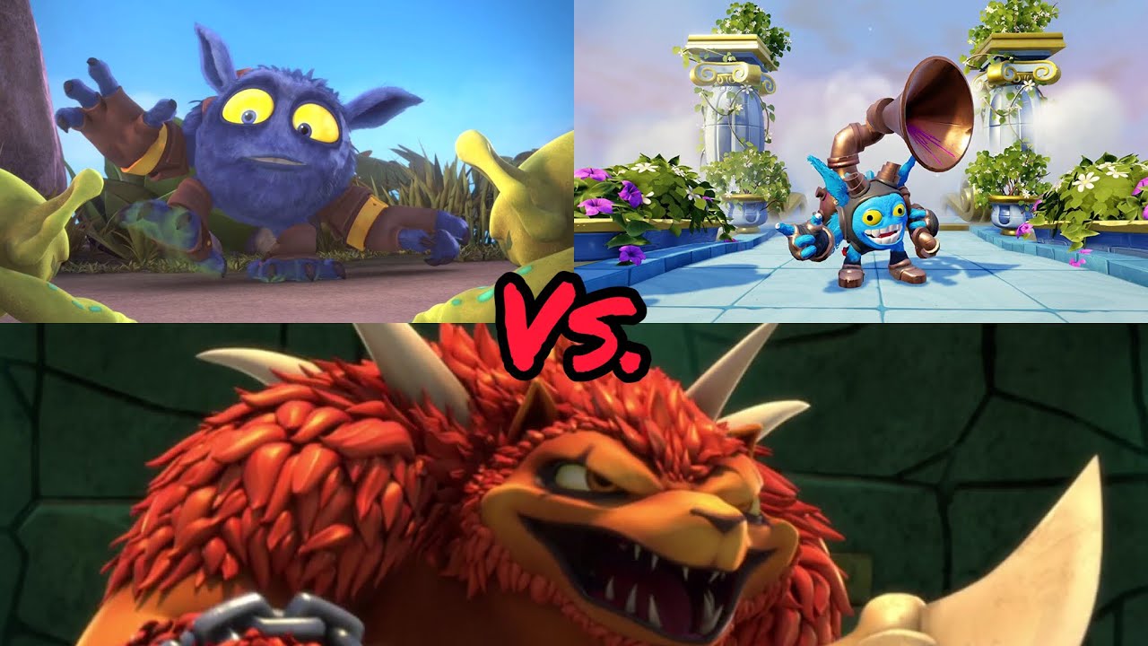 pop fizz and big bubble pop fizz vs. Wolfgang skylanders superchargers ...