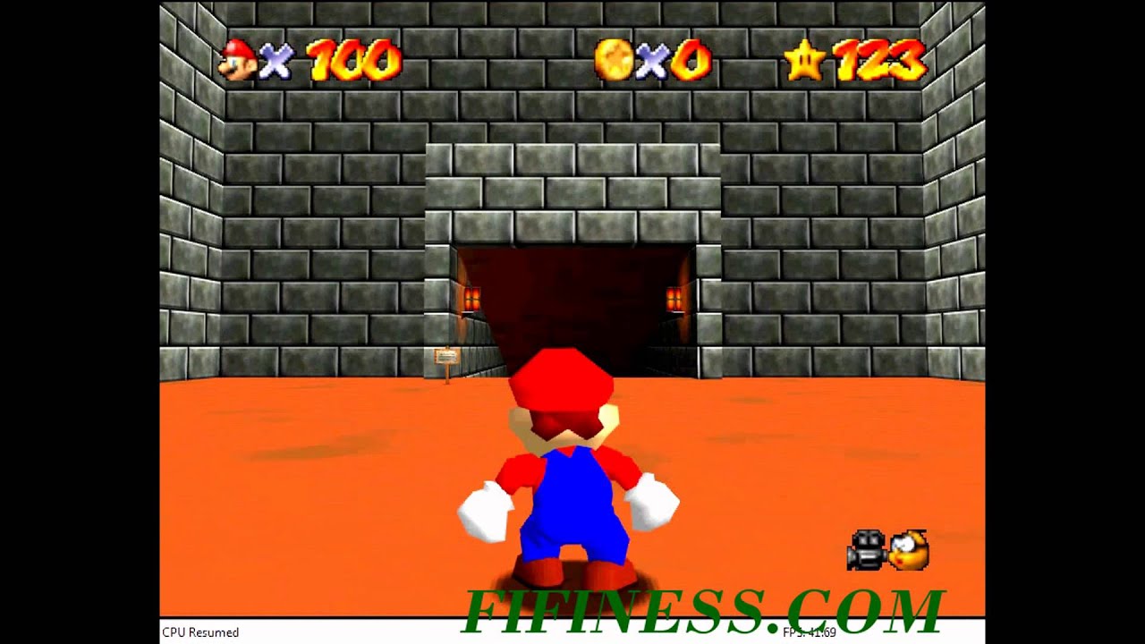 SM64 - Princess Peach's Secret Slide (Using the Cheat Codes) - YouTube