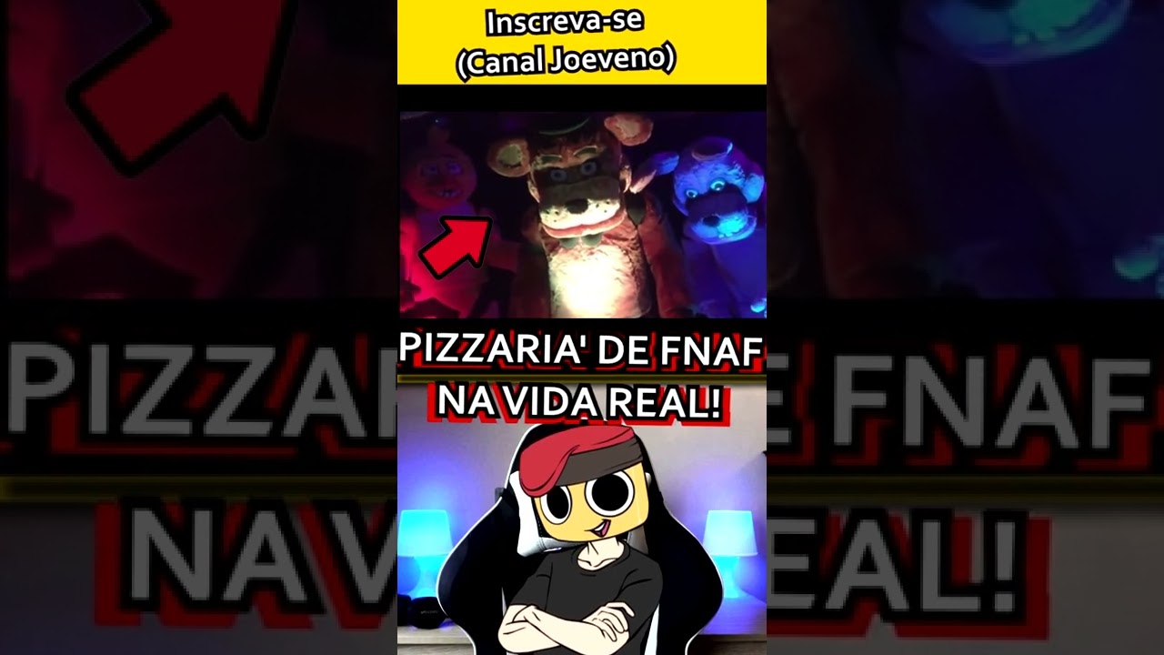 PIZZARIA DE FNAF NA VIDA REAL COM ANIMATRONICS (FNAF FIVE NIGHTS AT ...