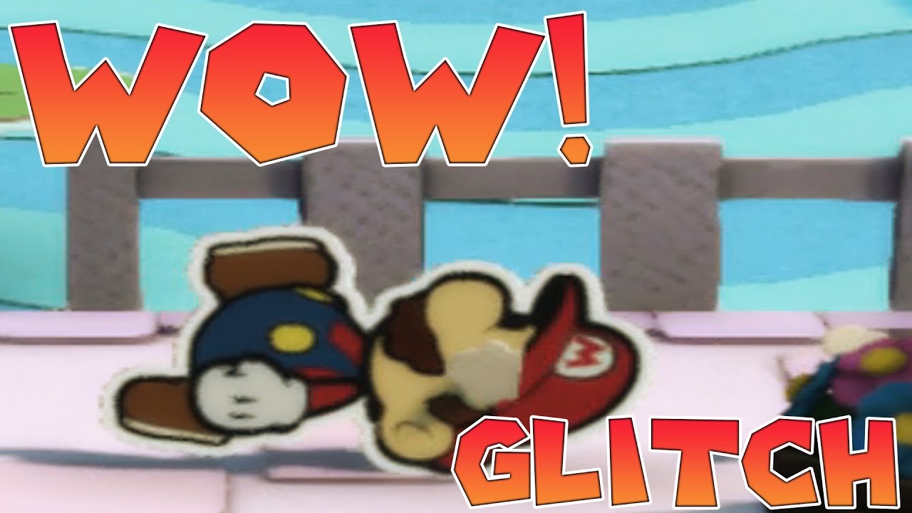 Paper Mario Color Splash - Mario Sprite Glitch! - YouTube